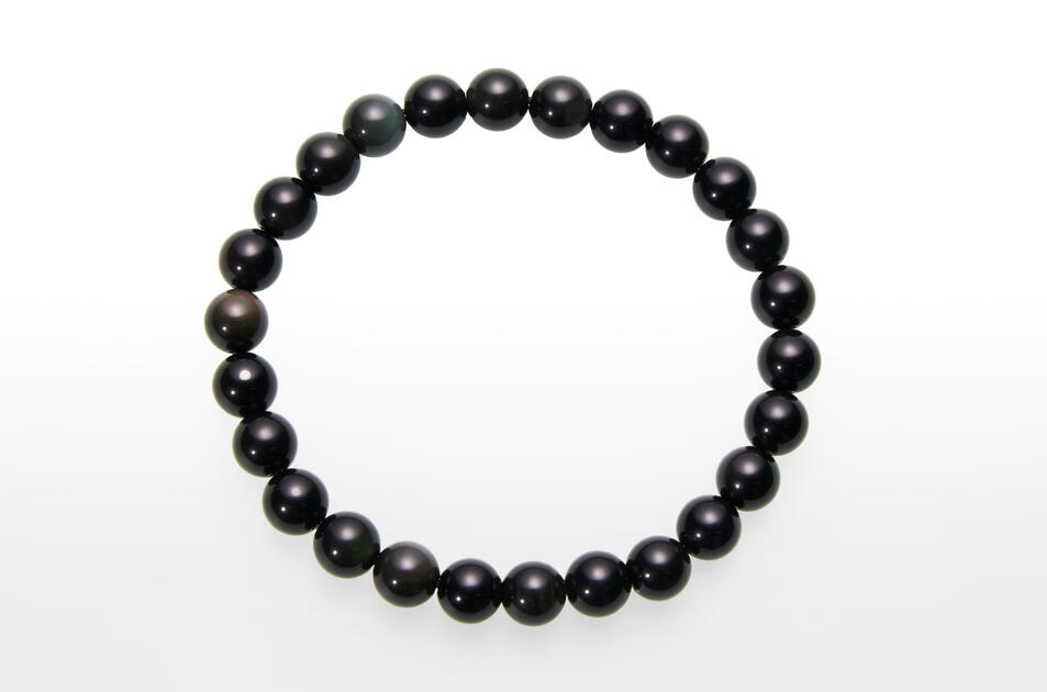 Obsidian Rainbow Bead for Men | Svet kamenu - Wholesale